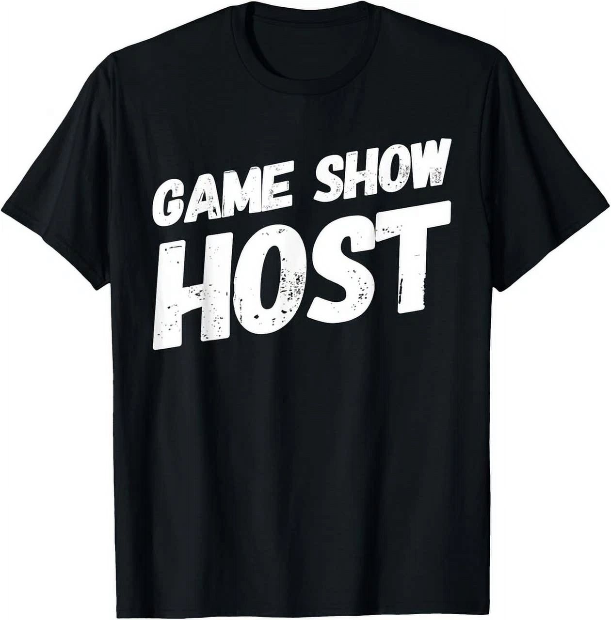 DOVU Game Show Host Trivia Board Game Night Questions T-Shirt Unisex S ...