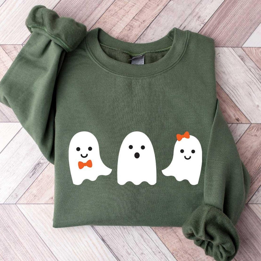 DOVU Ghost Hal.Low.Een Sweatshirt, Hey Boo Hal.Low.Een Sweatshirt, Boo ...