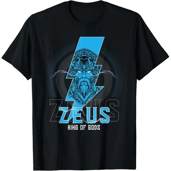 DOVU Greek Mythology Or Zeus King Of Gods Or Ancient Greek God T-Shirt ...