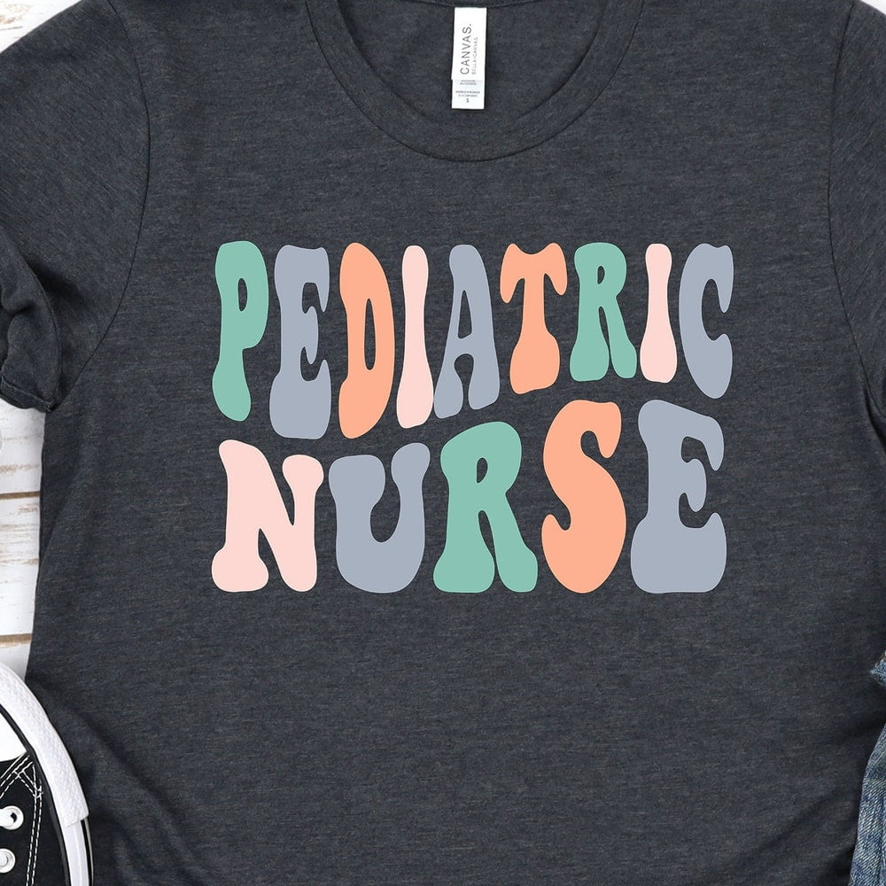 DOVU Groovy Pediatric Nurse Shirt, Peds T-Shirt, Gift For Pediatrics ...