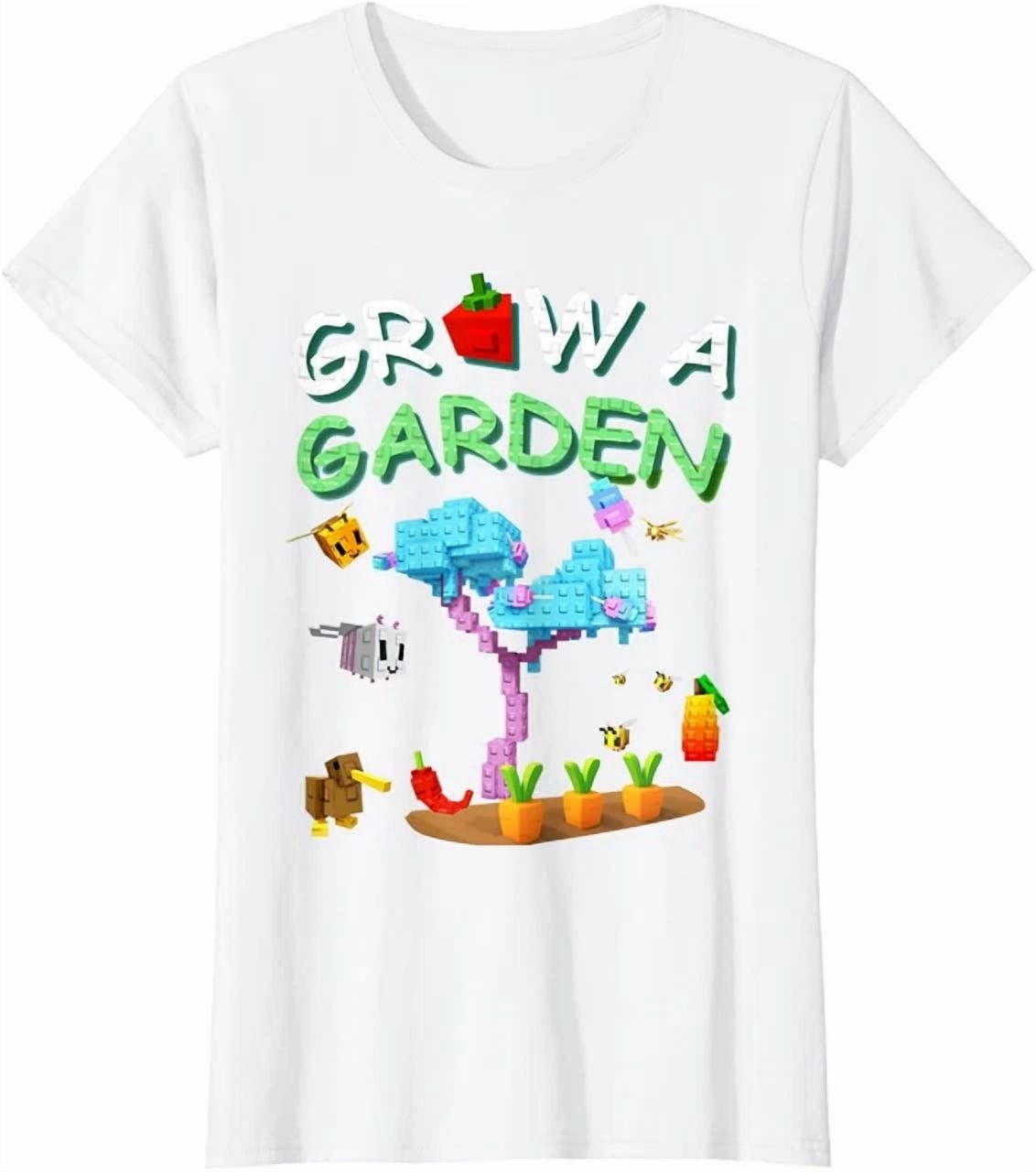 DOVU Grow A Garden Candy Blossom Game Merch Cool Crewneck T-Shirt ...