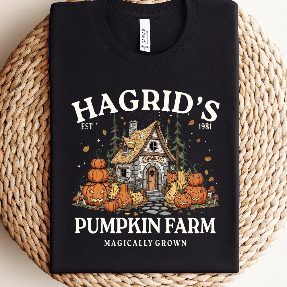 DOVU Hagrid'S Pumpkin Farm Shirt, Harry Potter Hal.Low.Een Shirt ...