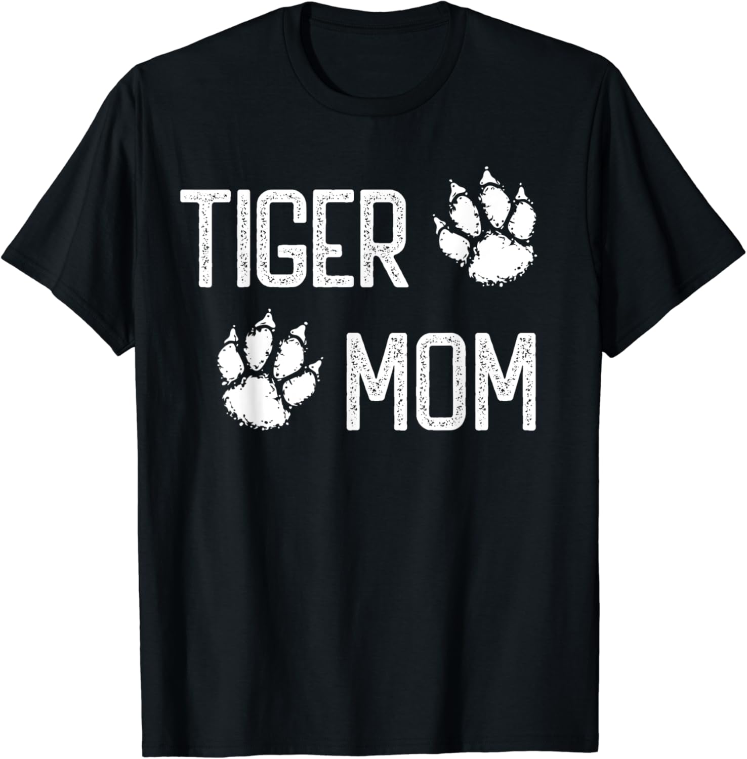 DOVU Hal.Low.Een Tiger Mom Paw Print Footprint Tigers Lover Cute T ...