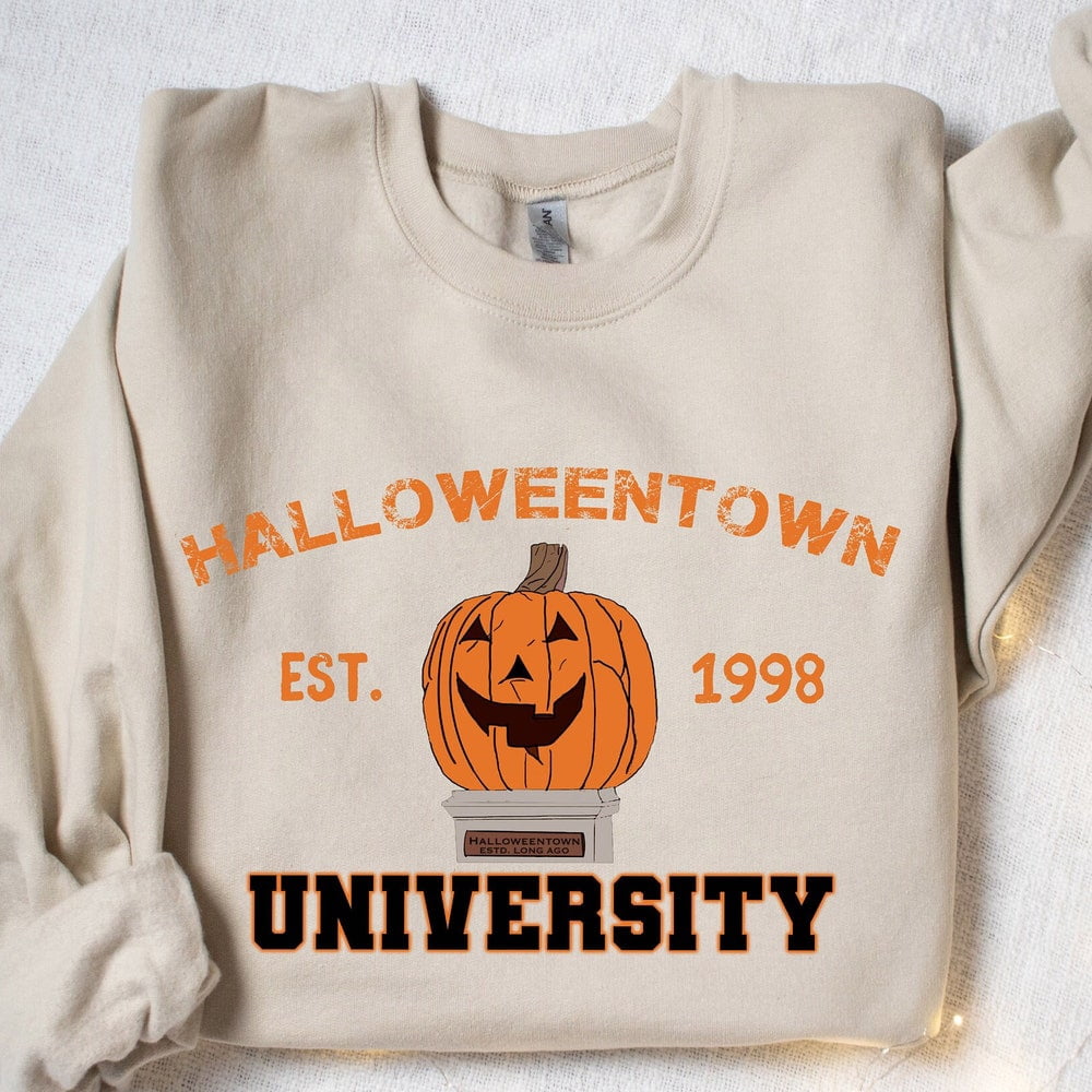 DOVU Hal.Low.Een Town University Est 1998 Sweater, Retro Hal.Low.Een ...