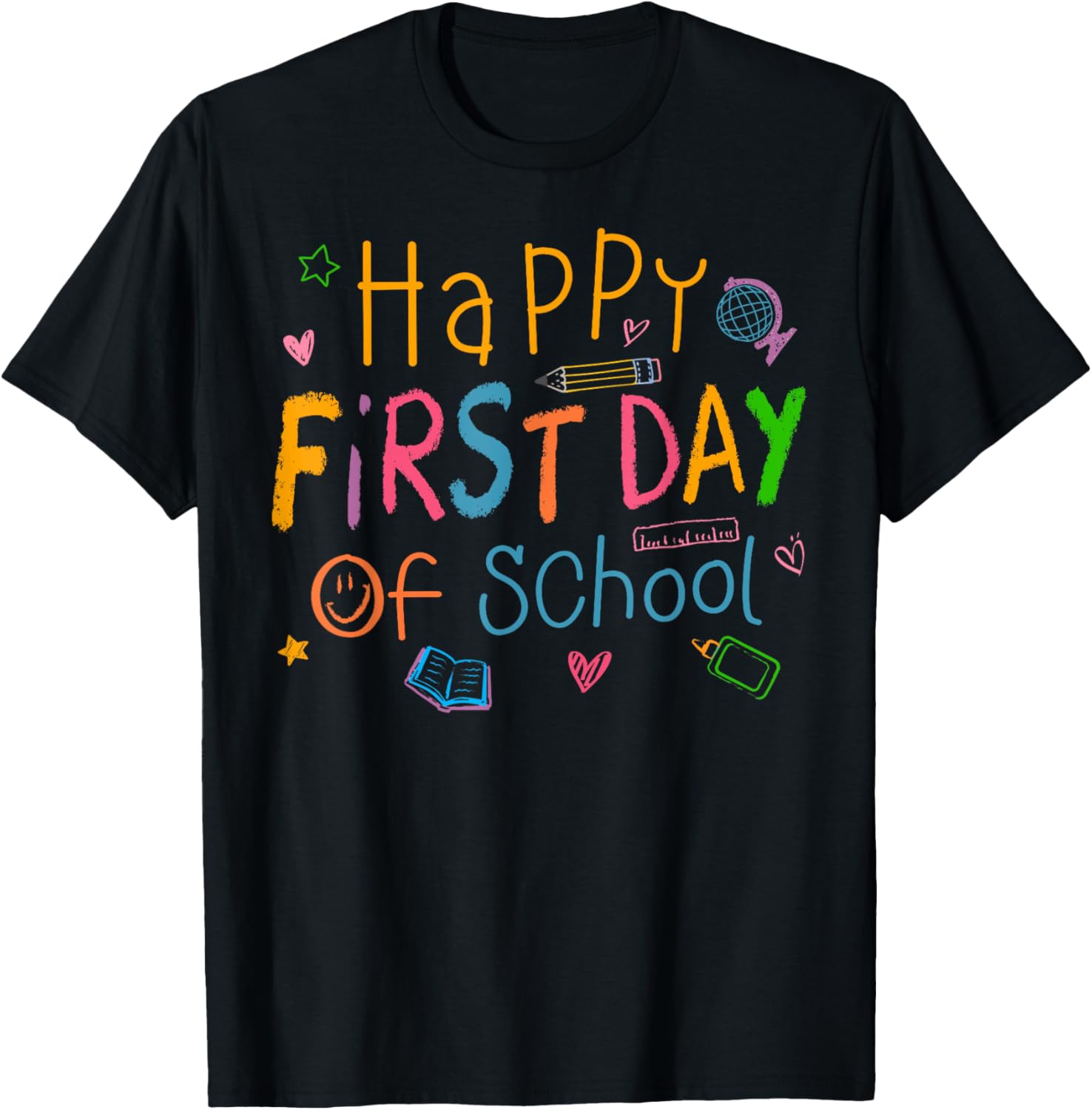 DOVU Happy First Day Of School Welcome Back To School Shirts T-Shirt ...