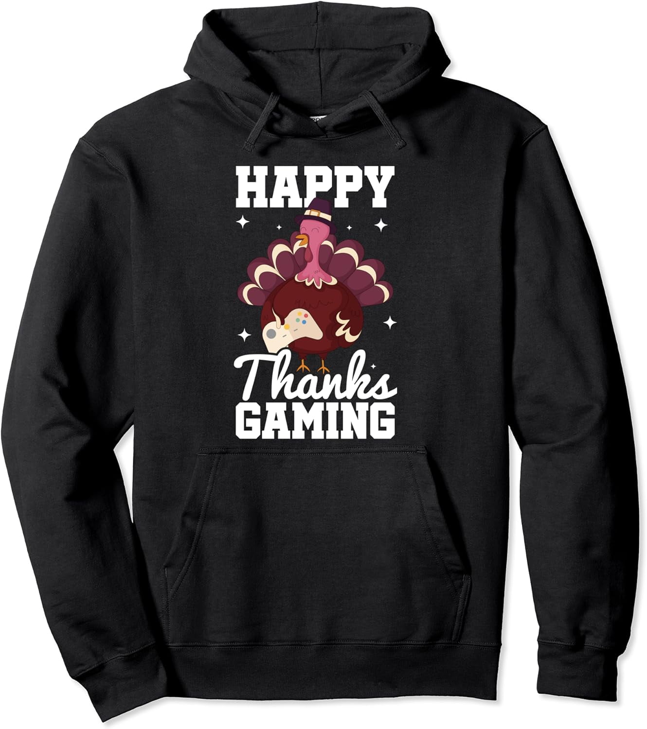 DOVU Happy Thanks Gaming Gamer Turkey Thanks.Giving Day Pullover Hoodie ...