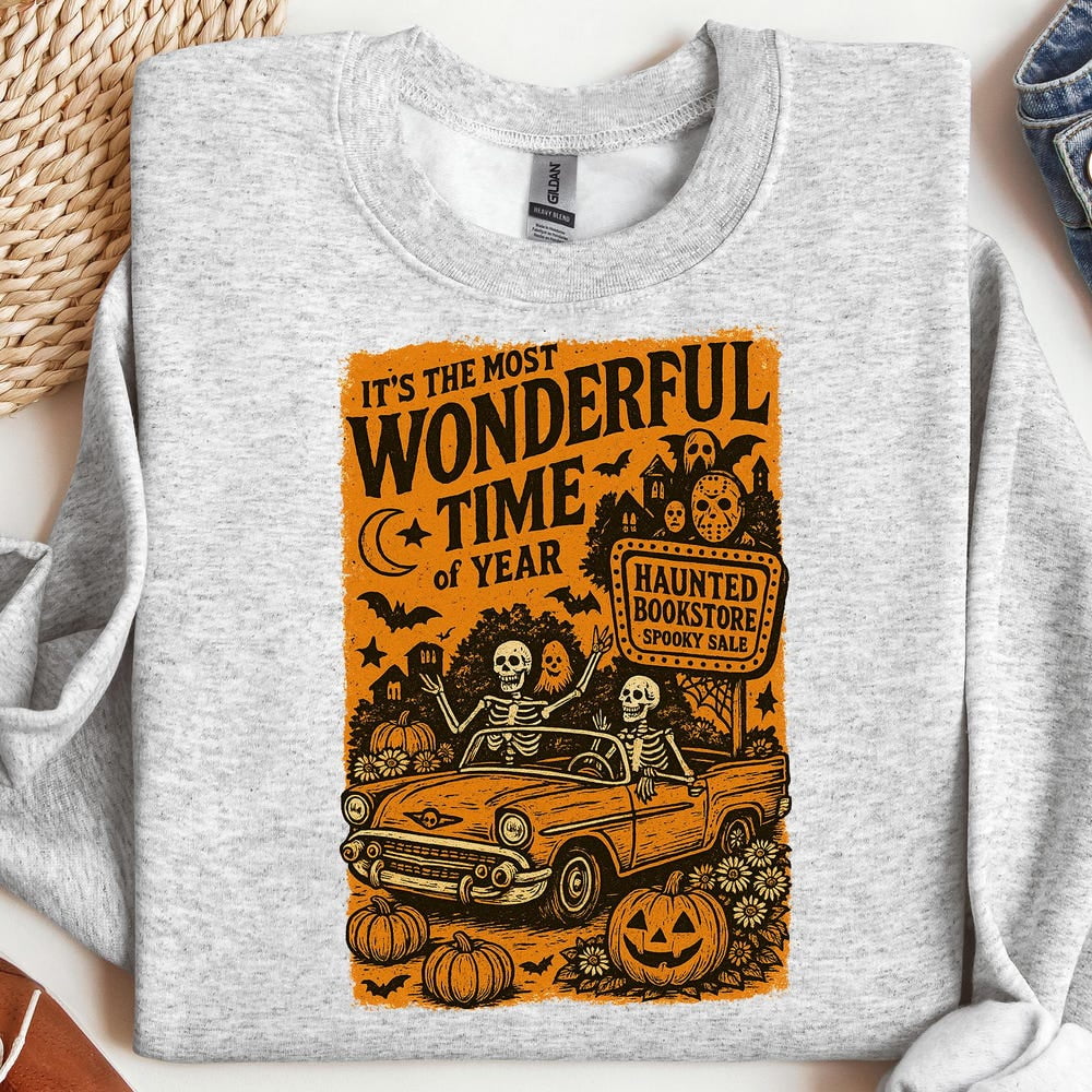 DOVU Haunted Bookstore Sweatshirt, Welcome To The Bookstore, Witc.Hy ...