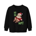 DOVU Ho Ho Nope! Sloth Gift Cute Lazy Sweatshirt Trendy Sweatshirt ...