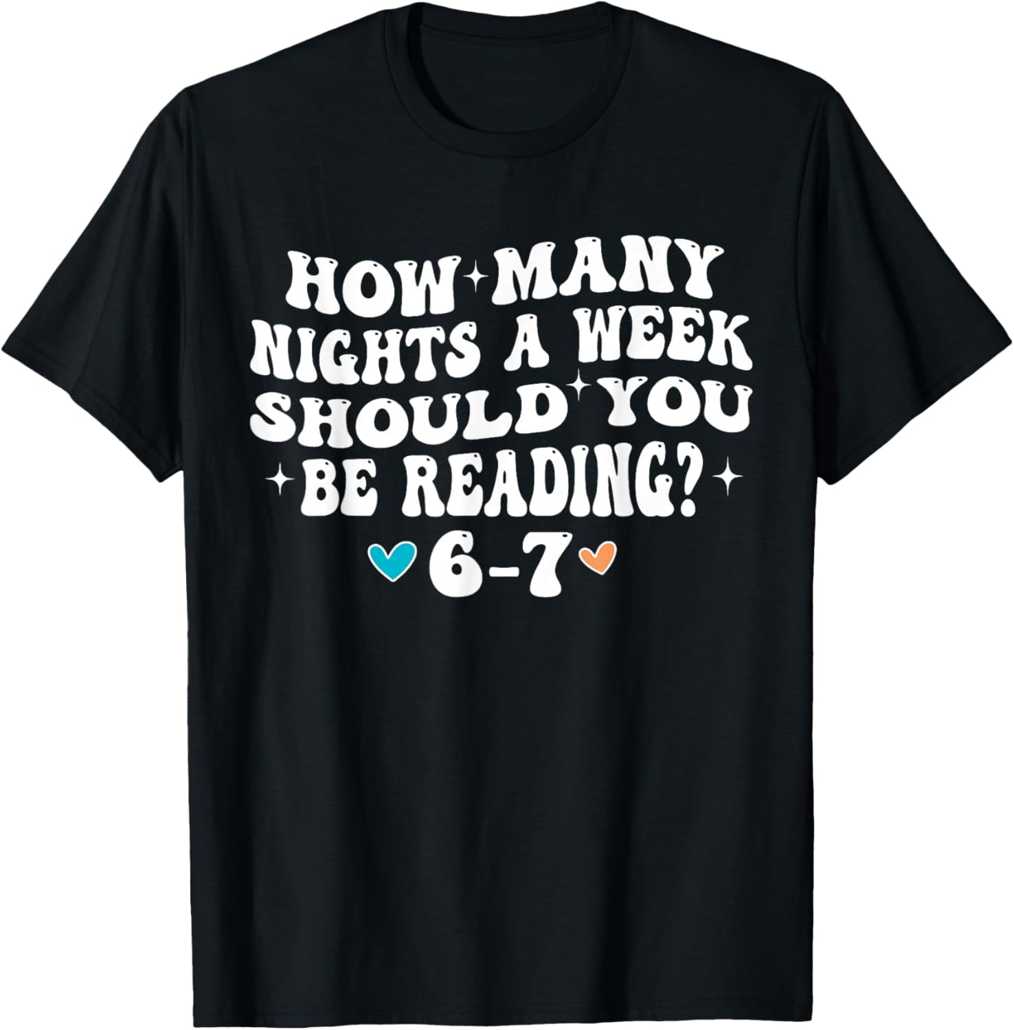 DOVU How Many Nights Reading 67 Funny Six Seven Teacher 6 7 T-Shirt Unisex S-5XL Hot Trending ...