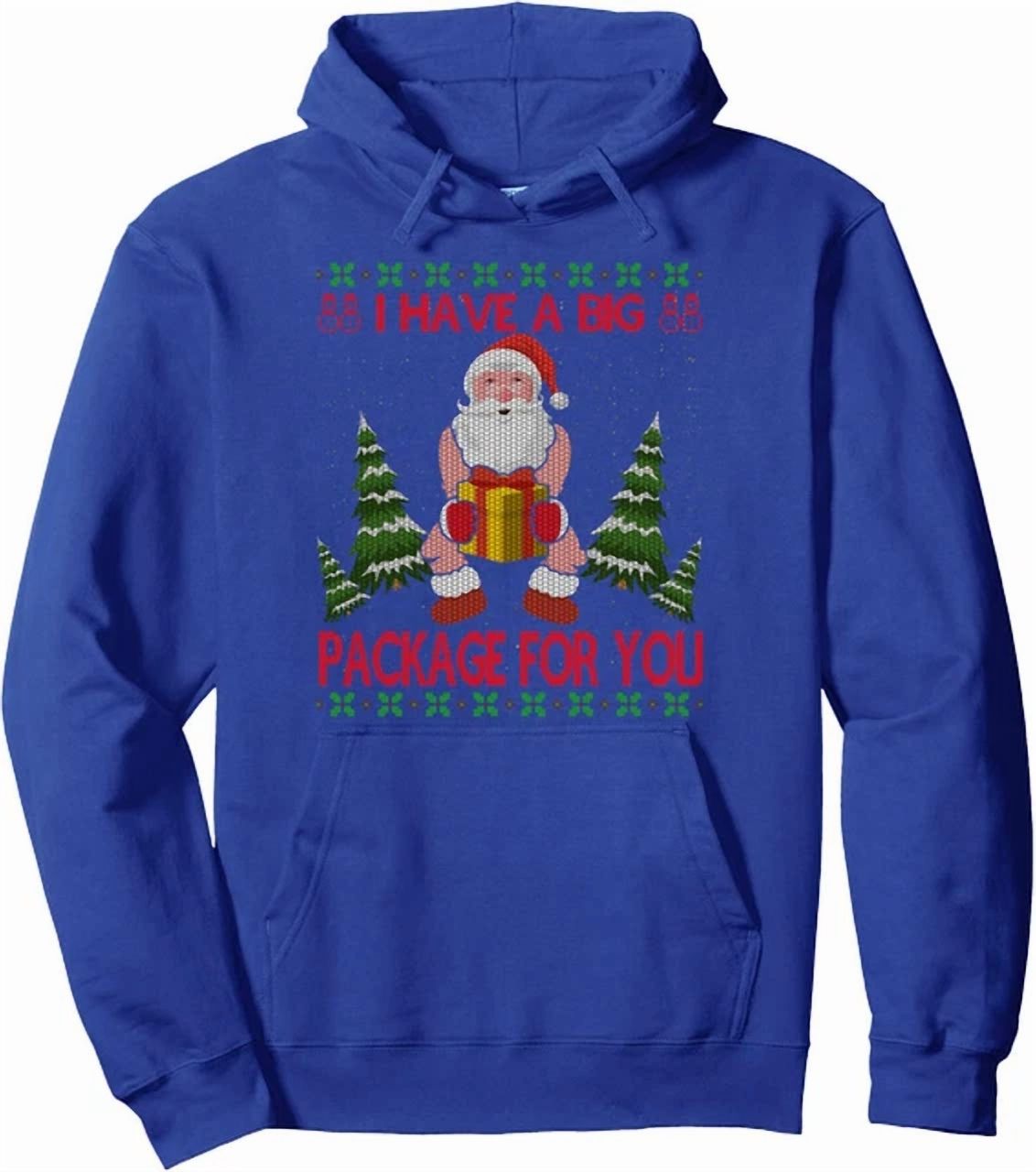 DOVU I Have Big Package For You San.Ta Huge Box Unisex Hoodie Outdoor ...