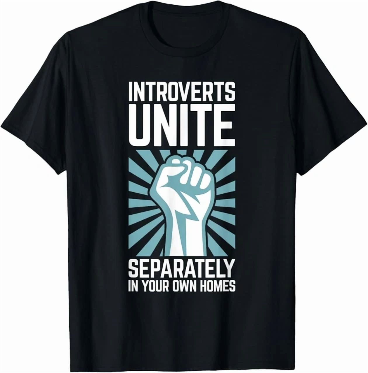 DOVU Introverts Unite Separately In Your Own Homes T-Shirt Unisex S-5XL Hot Trending Shirt ...