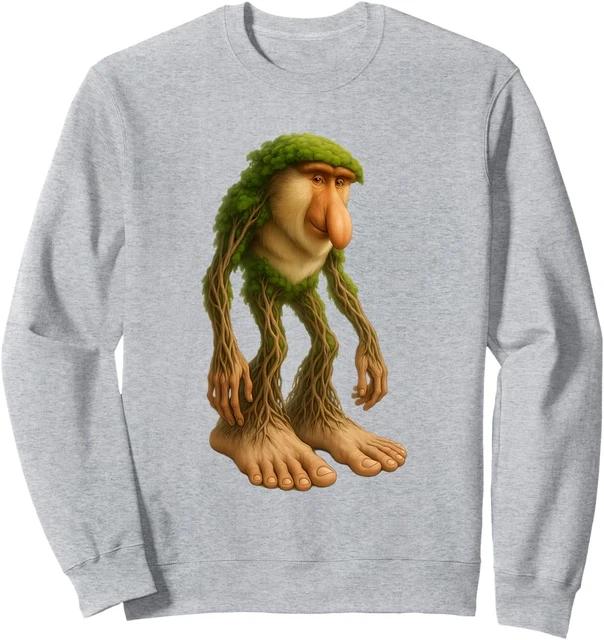 DOVU Italian Brainrot Ai-Generated Brr Brr Patapim Fun Crewneck ...