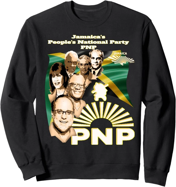 DOVU Jamaica'S People'S National Party Pnp Supporter Crewneck ...