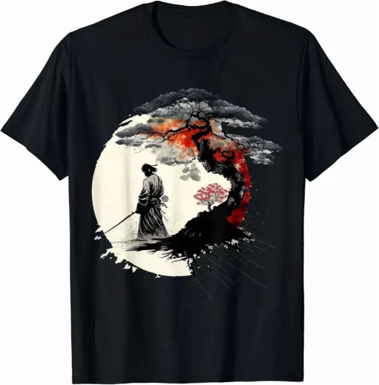 DOVU Japanese Art Aikido Tree Of Life Peace Art Of War Samurai T-Shirt ...