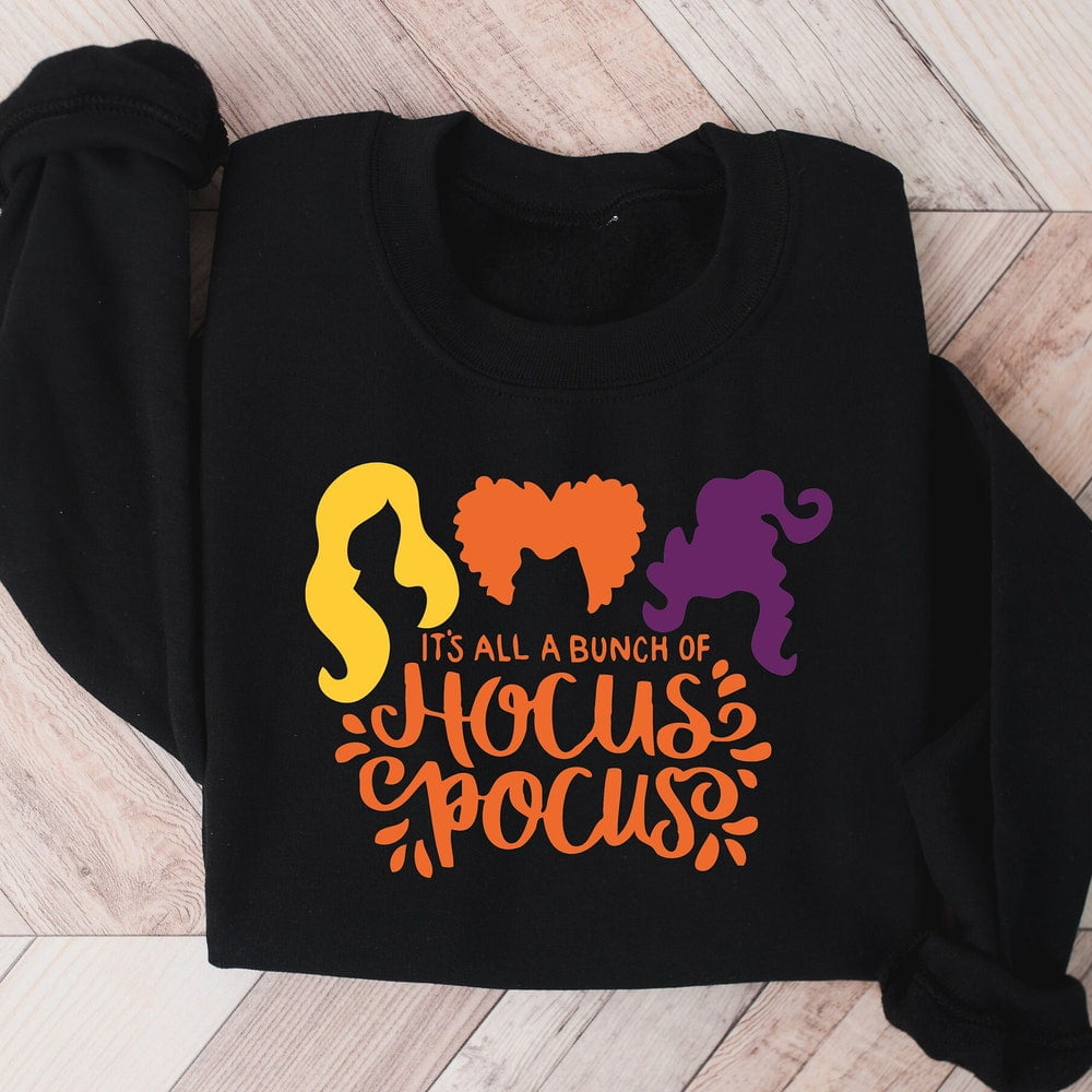 DOVU It'S Just A Bunch Of Hocus Pocus Sweatshirt, Hal.Low.Een Sweaters ...