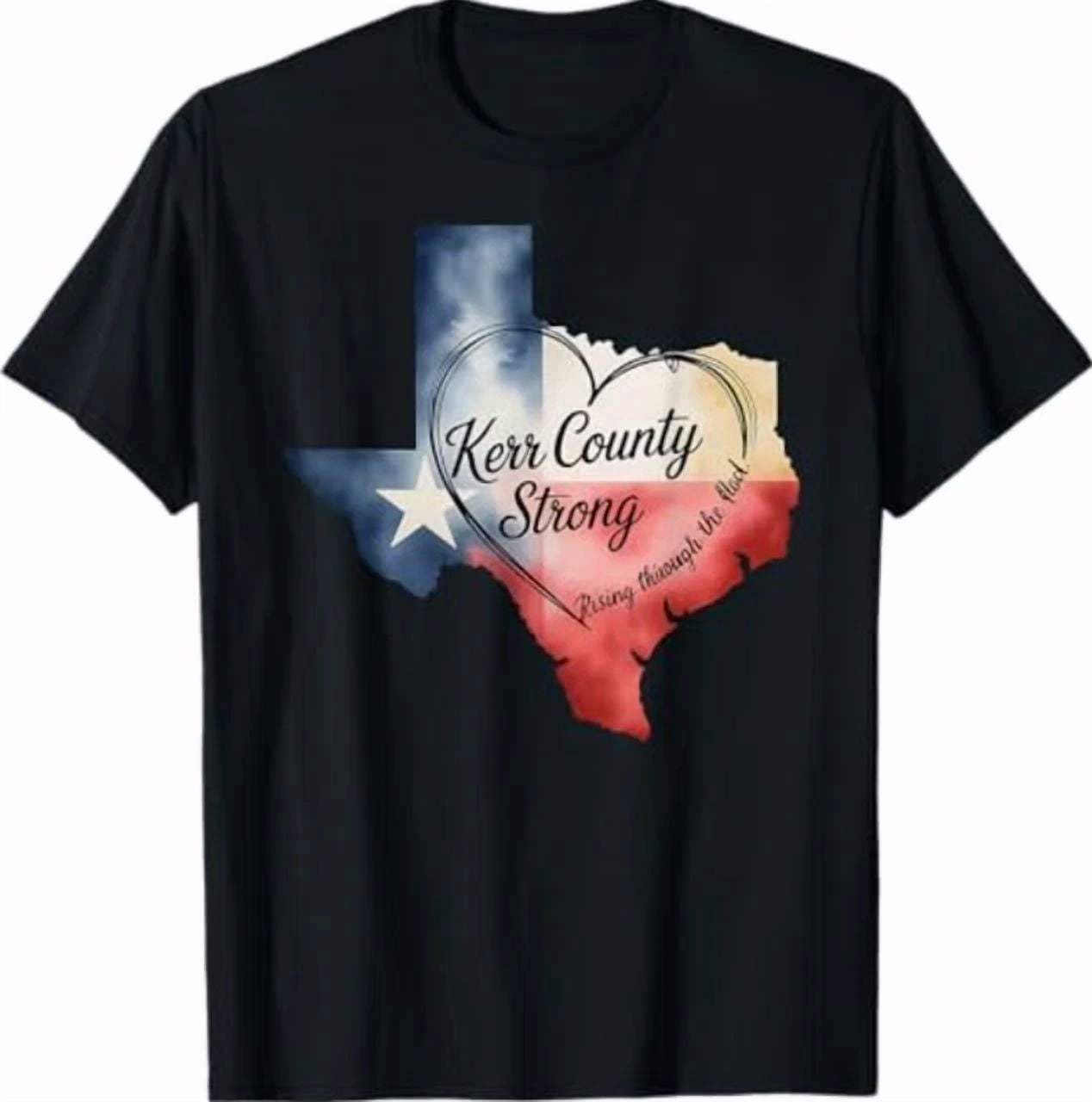 DOVU Kerrville Strong Kerr County Strong Texas Strong Support T-Shirt ...