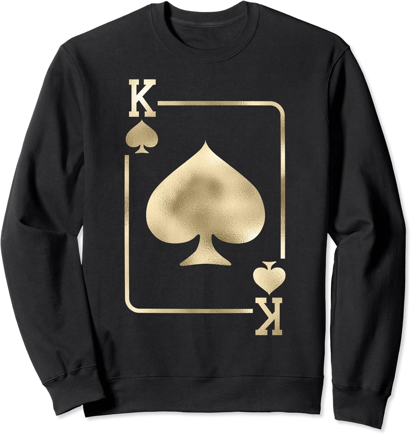 DOVU King Of Spades Playing Card Hal.Low.Een Glam Sweatshirt Trendy ...