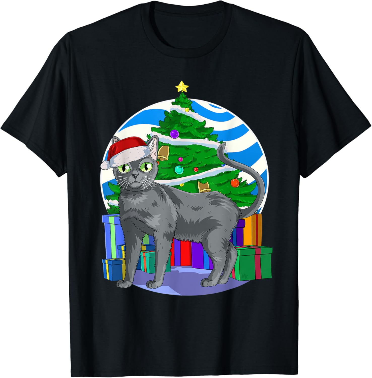 DOVU Korat Cat Cute San.Ta Chris.Tmas Tree Decor T-Shirt Unisex S-5XL ...