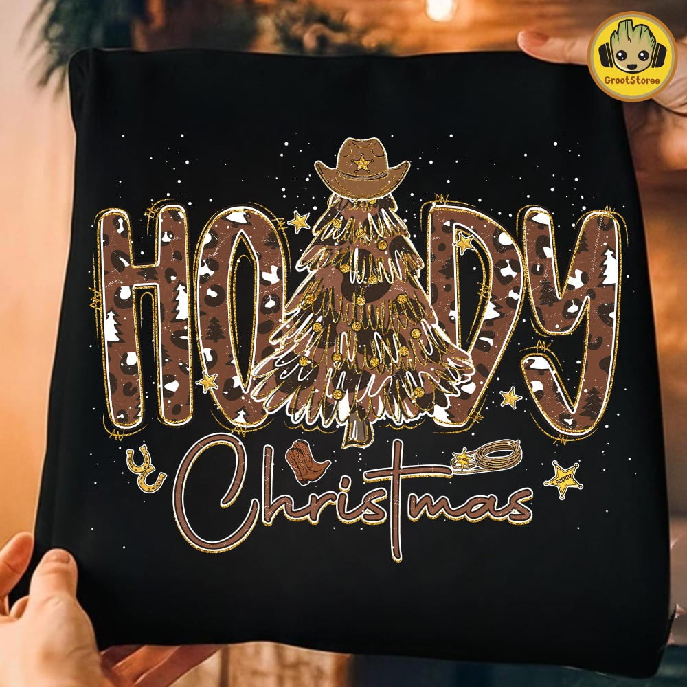 DOVU Leo.Pard Howdy Chris.Tmas Shirt, Preppy Western Holiday Shirt ...