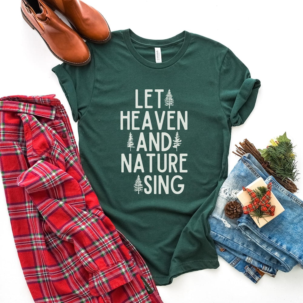 DOVU Let Heaven And Nature Sing Chri.Stm.As T-Shirt, Joy To The World ...