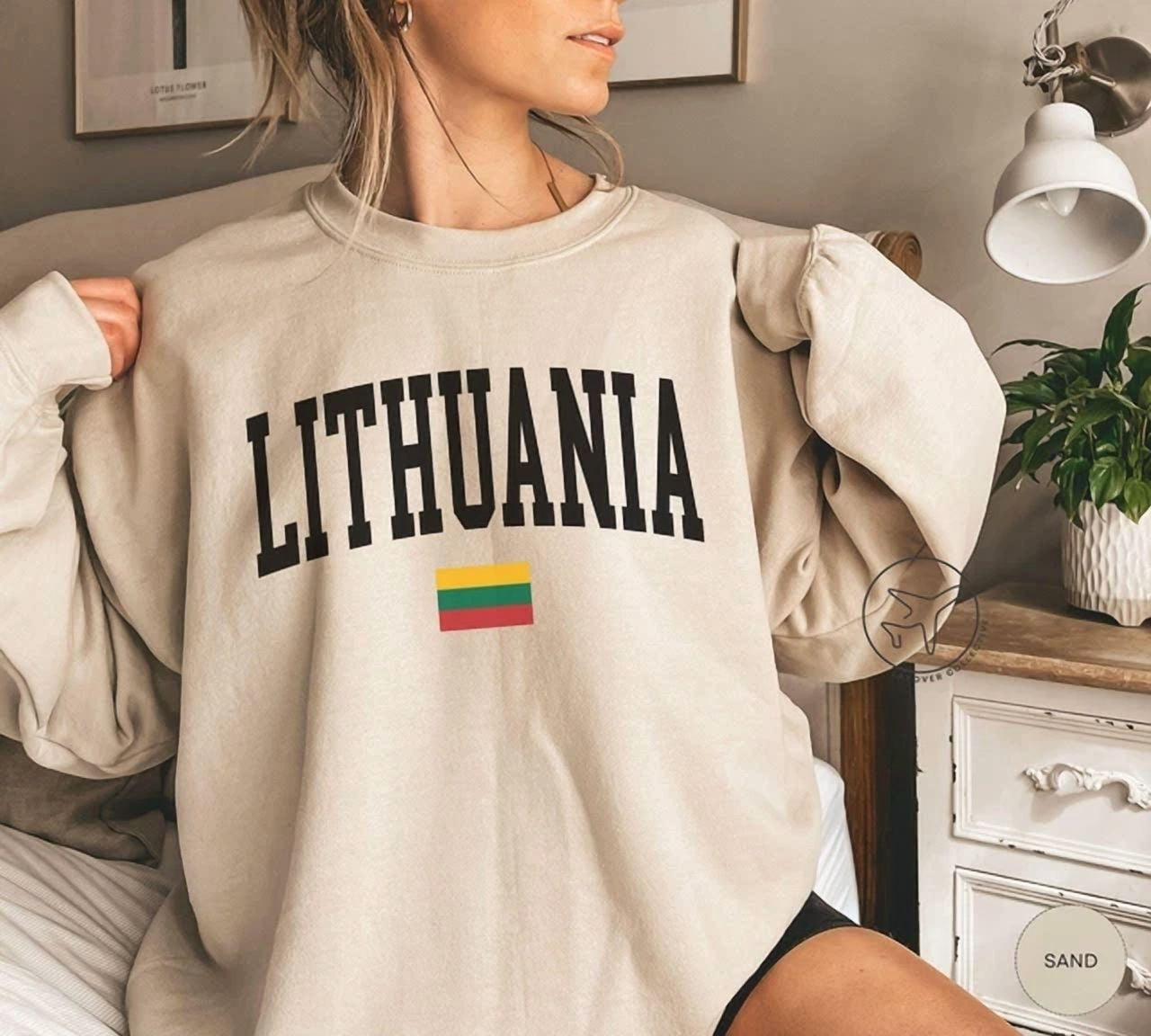 DOVU Lithuania Sweatshirt Travel Lithuania Trip Sweater Trendy ...