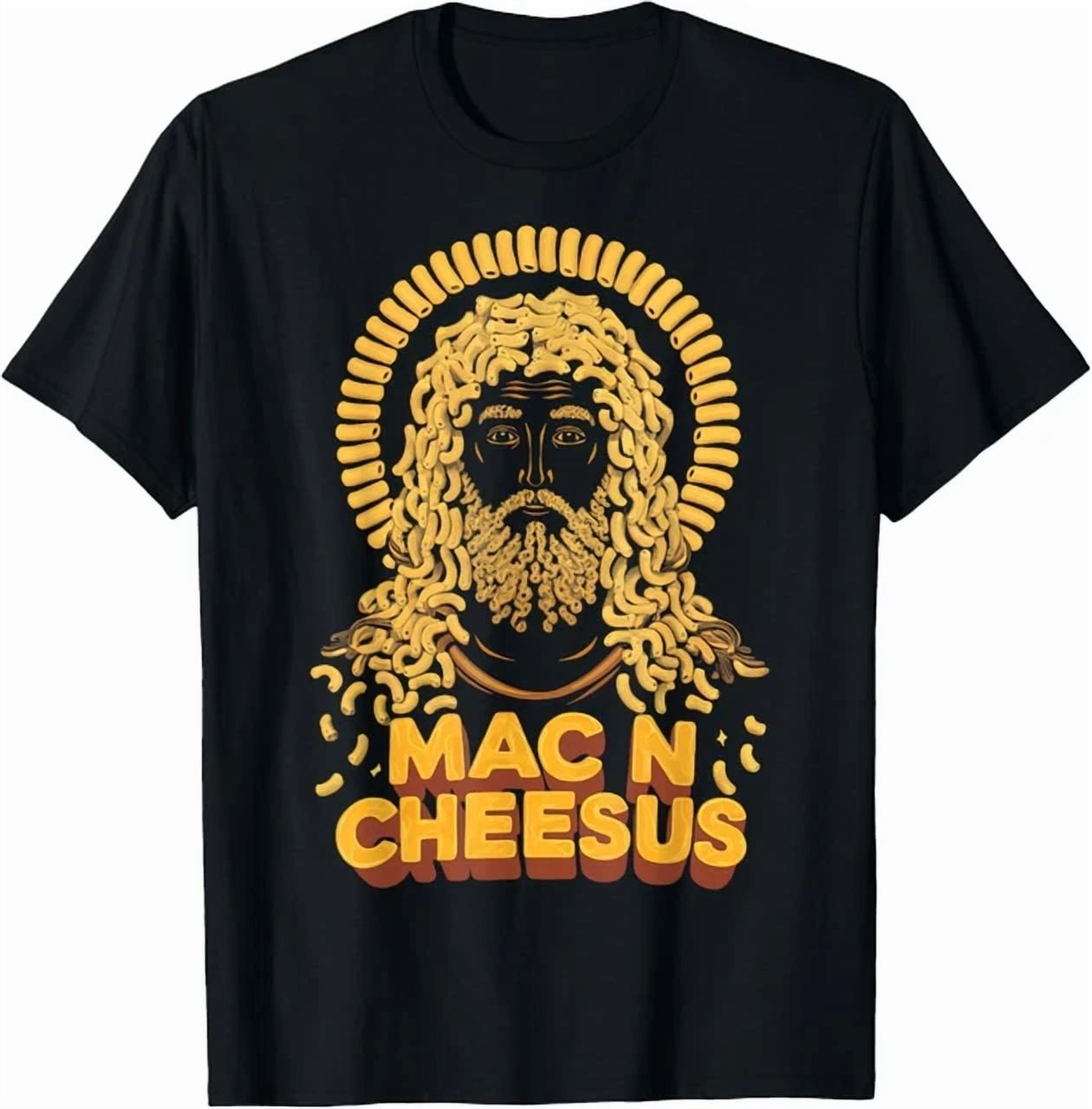 DOVU Mac N Cheesus Jesus Cheese T-Shirt Unisex S-5XL Hot Trending Shirt ...