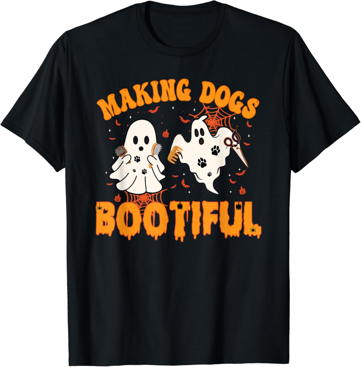 DOVU Making Dogs Bootiful Cute Dog Groomer Pet Grooming Hal.Low.Een T-Shirt Unisex S-5XL Hot ...