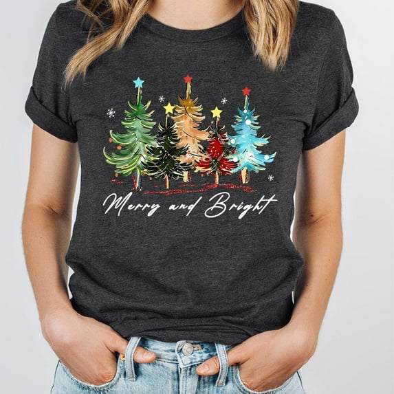 DOVU Merry And Bright Chris.Tmas Shirt, Chris.Tmas Shirt Merry And ...
