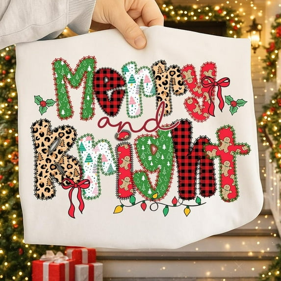 DOVU Merry And Bright Shirt, Merry Chris.Tmas Coquette Shirt, Preppy ...