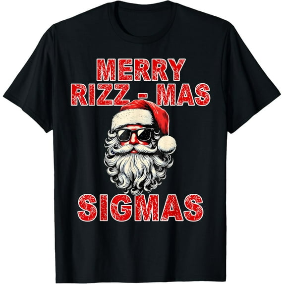 DOVU Merry Rizz Mas Sigmas - Cool San.Ta Face Gen Alpha Chris.Tmas T ...