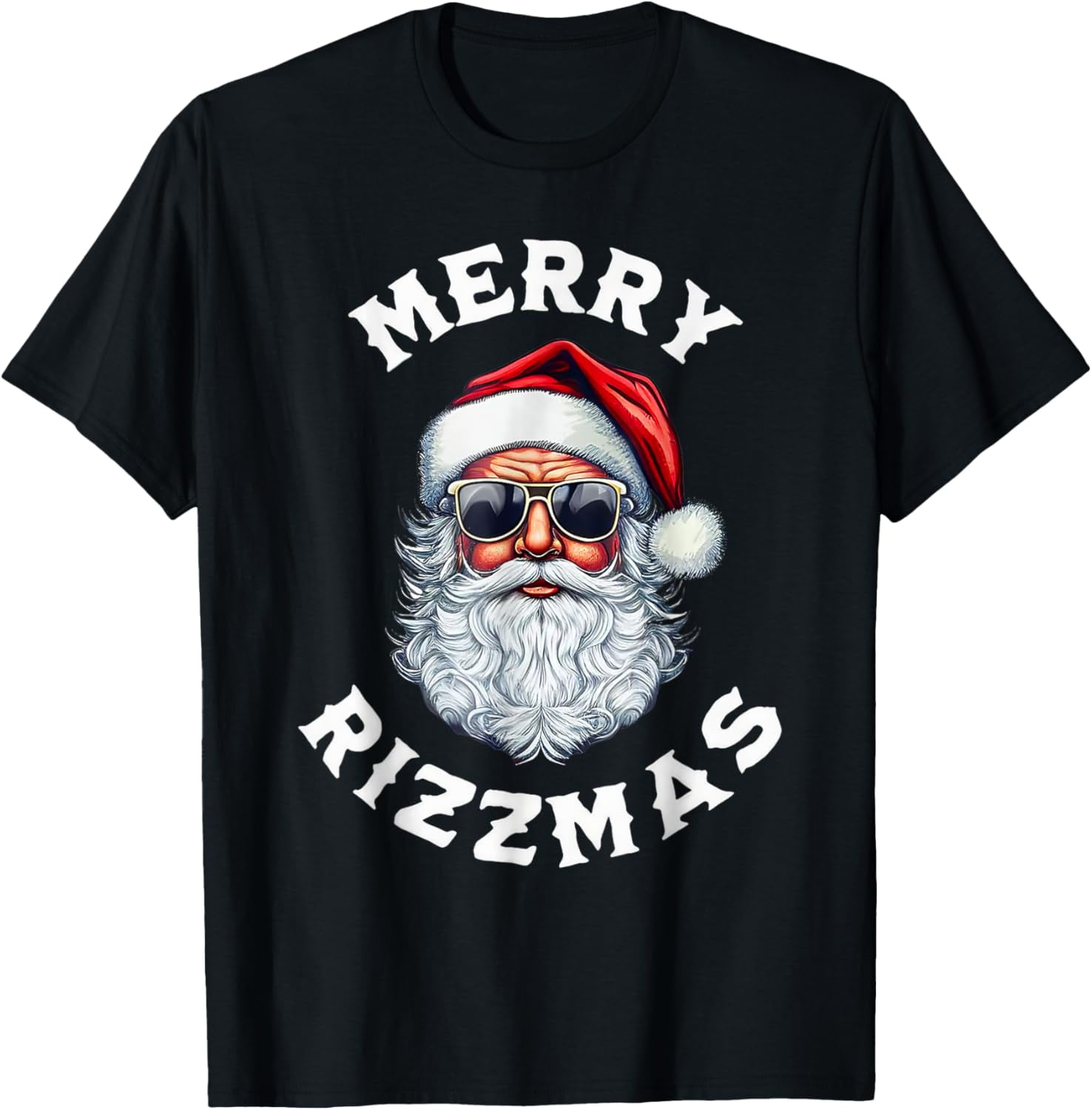 DOVU Merry Rizz Mas Sigmas Rizzmas Chris.Tmas Rizz San.Ta Claus T-Shirt ...