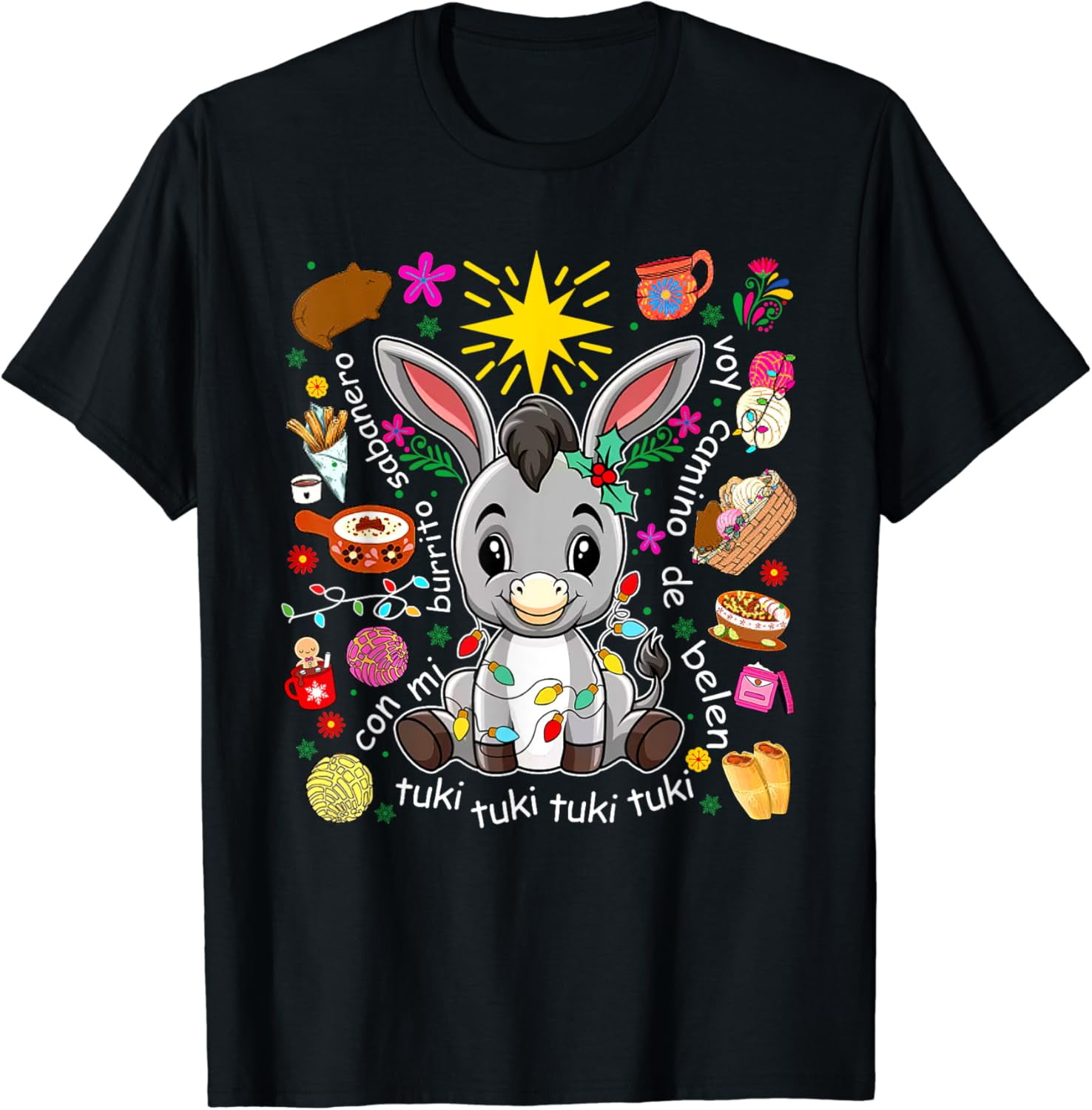 DOVU Mi Burrito Sabanero Mexi.Can Tuki Tuki Donkey Latino T-Shirt Unisex S-5XL Hot Trending ...