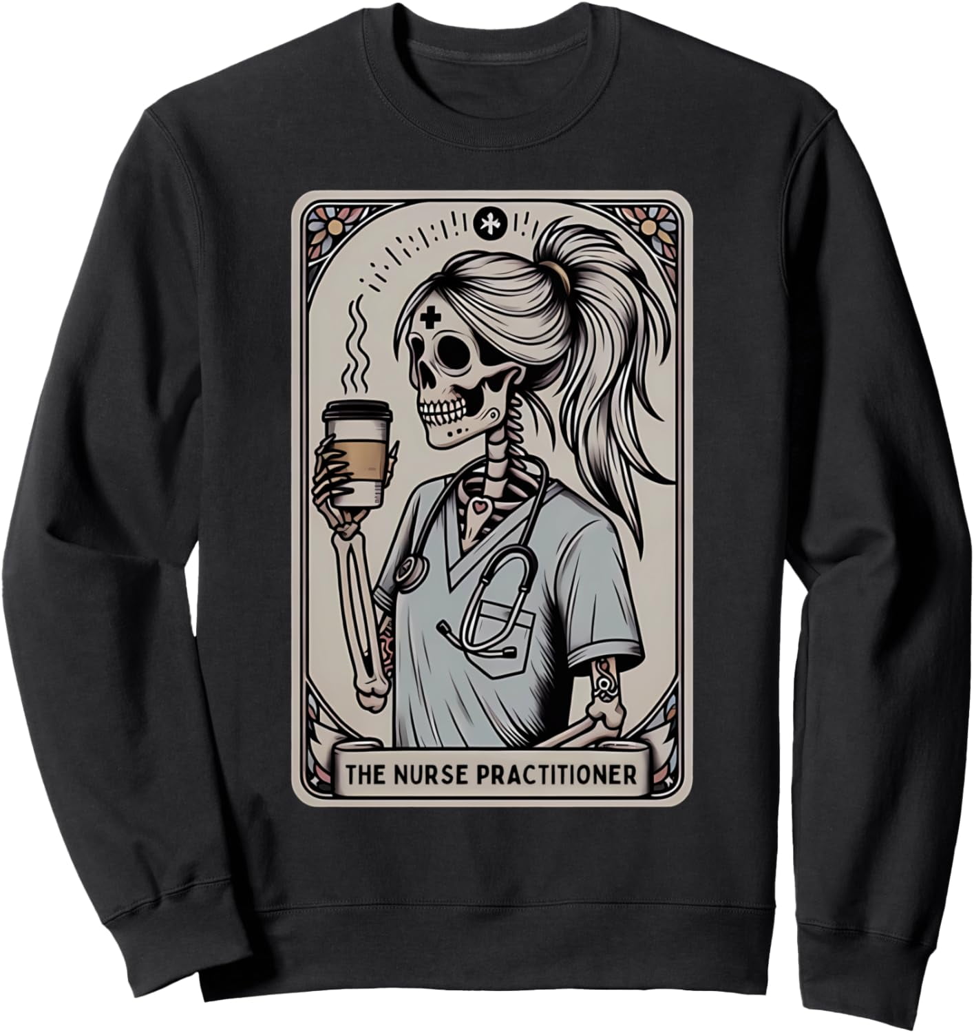 DOVU Nurse Practitioner Tarot Card Skeleton Hal.Low.Een Witc.H Vibes ...