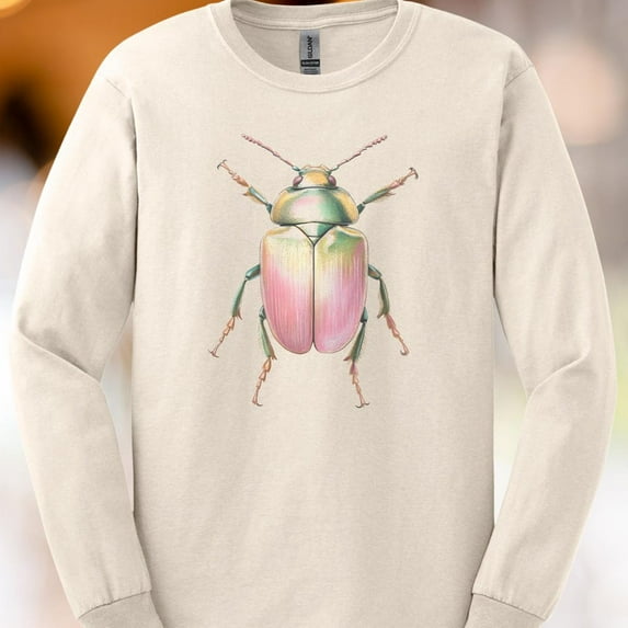 DOVU Pastel Rainbow Insect Graphic Colorful Beetle Illustration Long ...