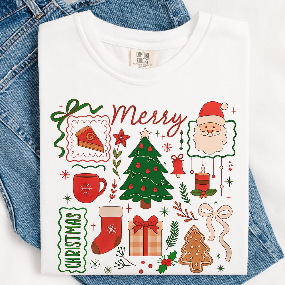 DOVU Preppy Merry Chris.Tmas Shirt, Chris.Tmas Stamps Shirt, Coquette Chris.Tmas T-Shirt, San.Ta ...