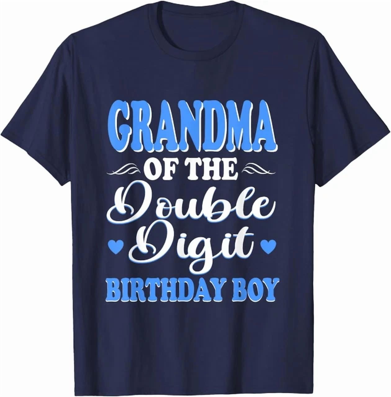DOVU Proud Grandma Of The Double Digit Birthday 10Th T-Shirt Unisex S ...