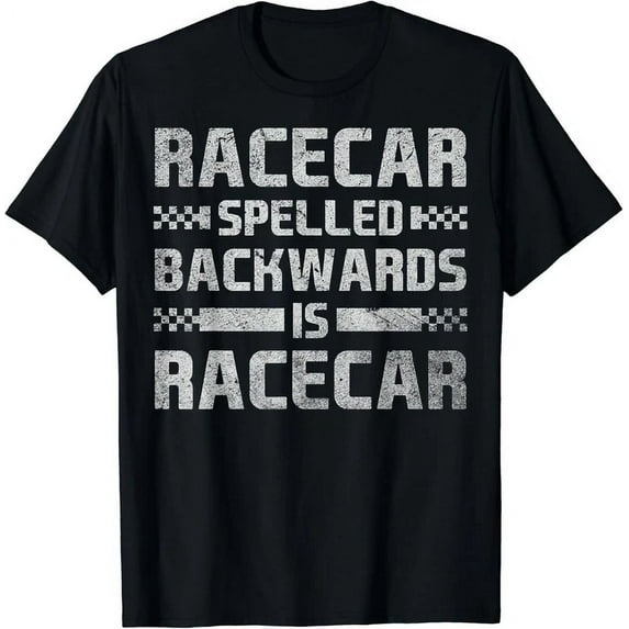 DOVU Race Cars Racecar Spelled Backwards Race Car Racing Apparel T ...