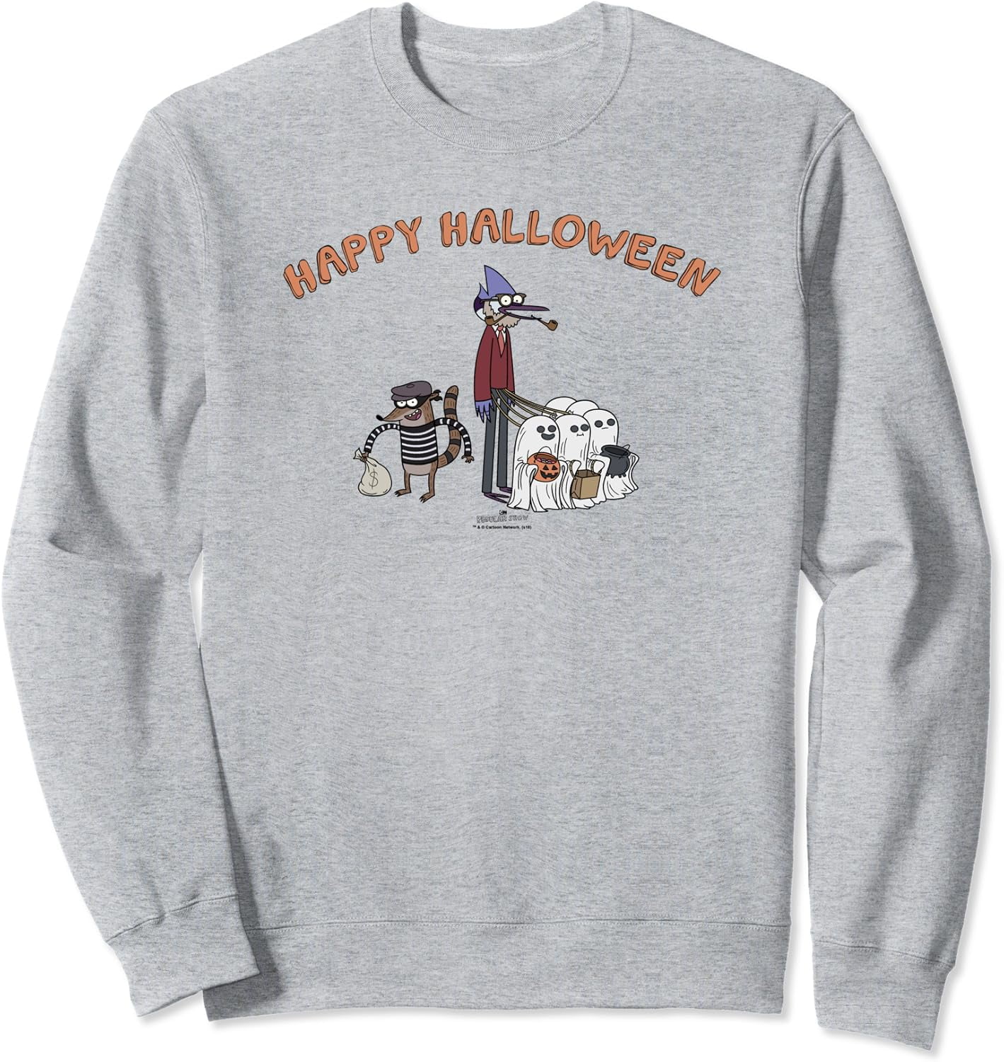 DOVU Regular Show Regular Hal.Low.Een Sweatshirt Trendy Sweatshirt ...