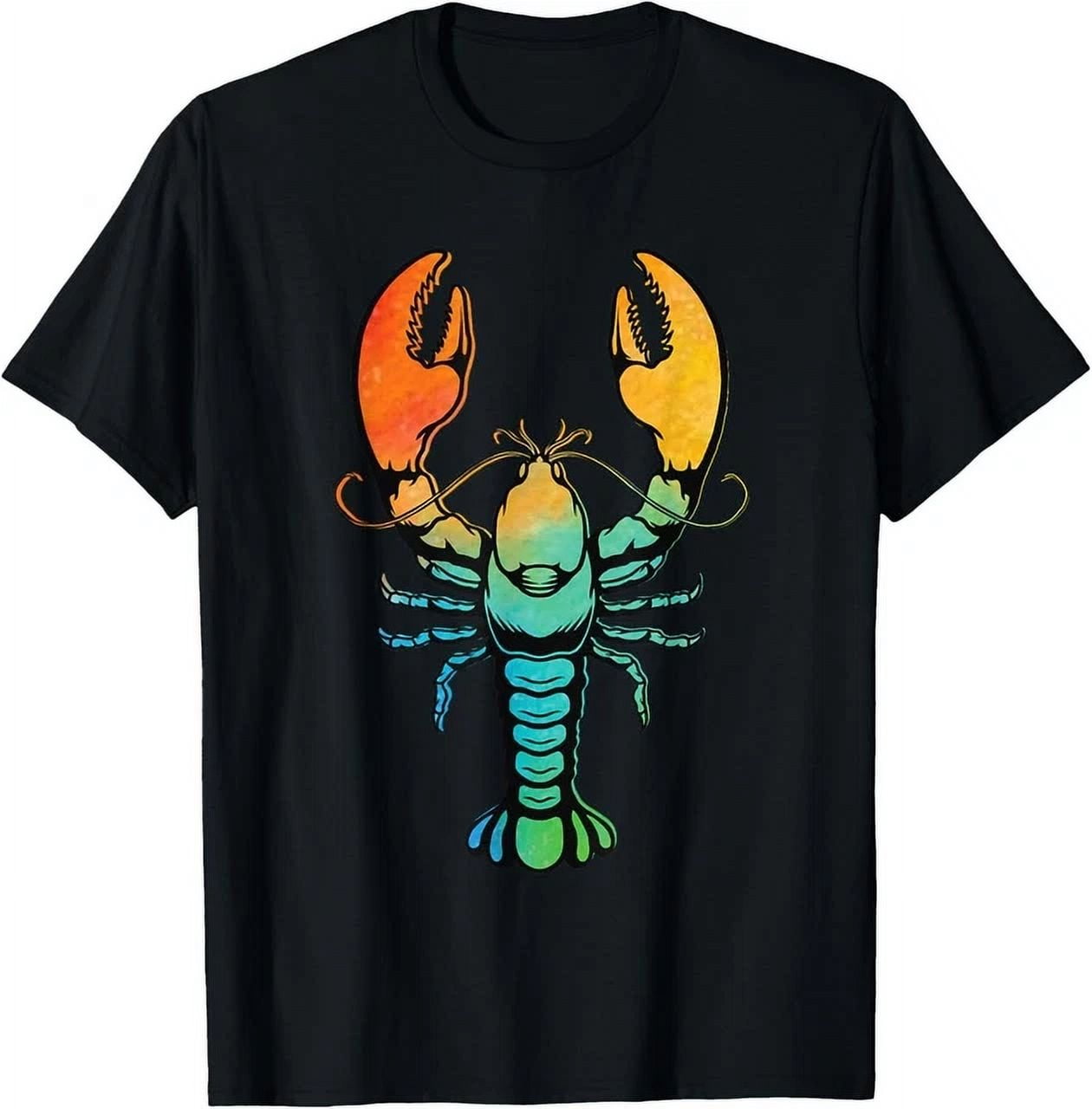 DOVU Retro Crawfish Design Louisiana Crayfish Lobster T-Shirt Unisex S ...