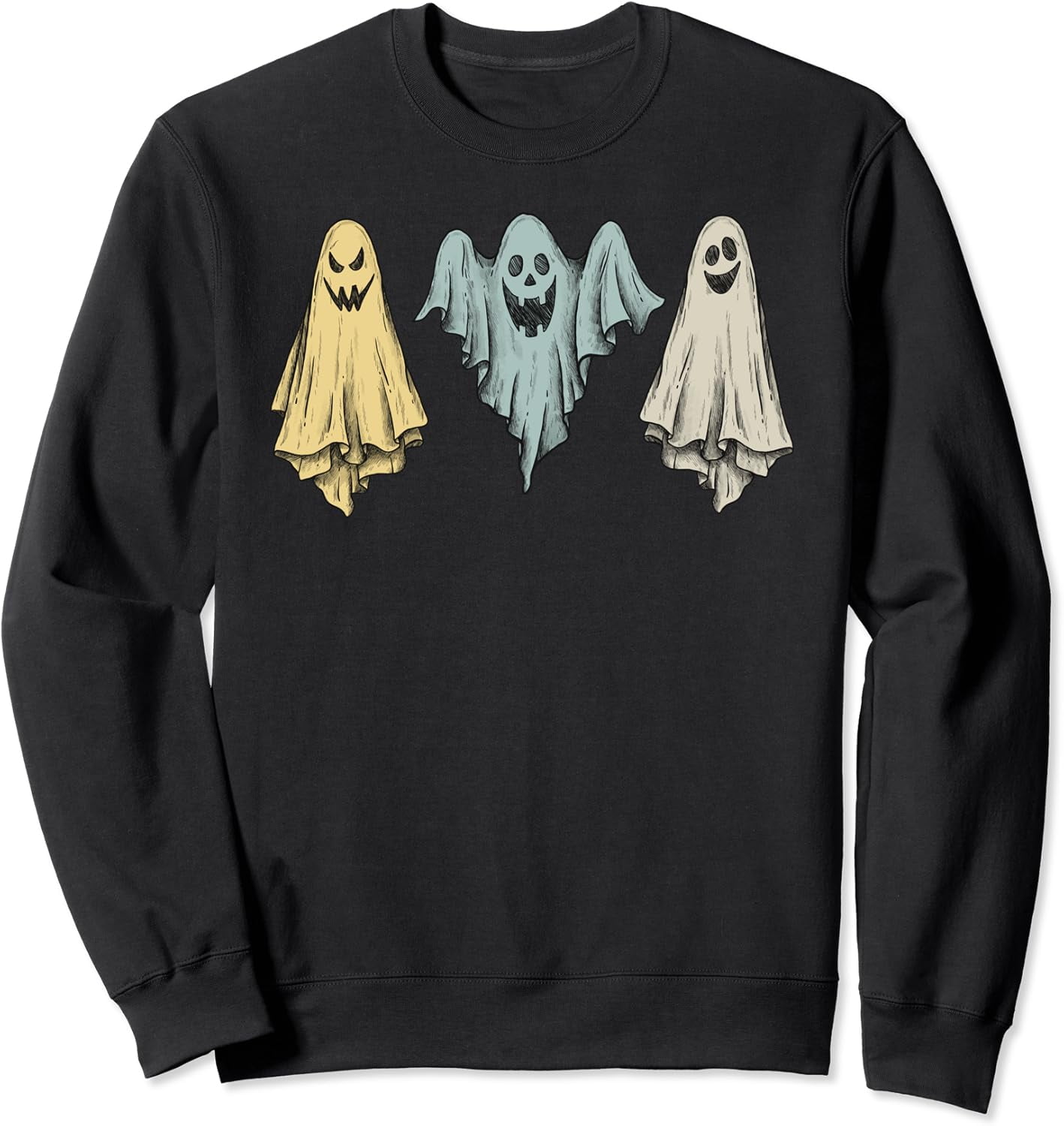 DOVU Retro Ghosts Vintage Hal.Low.Een Sweatshirt Trendy Sweatshirt, Birthday Gift - Walmart.com