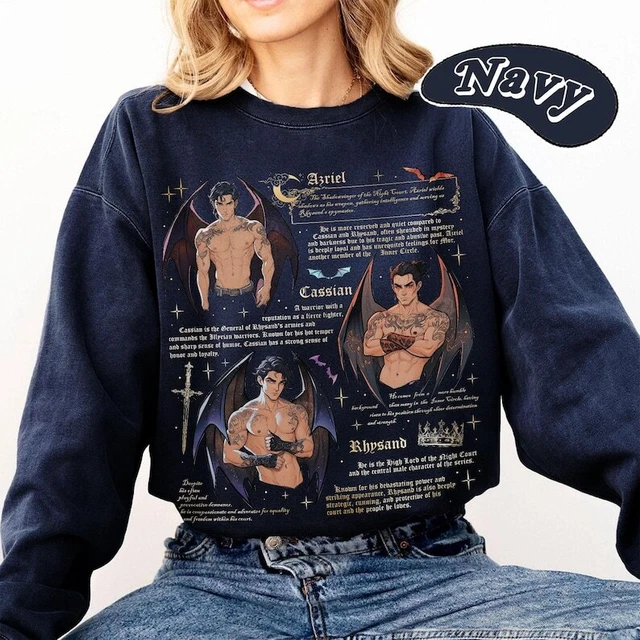 DOVU Rhysand Cassian Azriel Sweater, The Bat Boys, Vintage Acotar, The ...