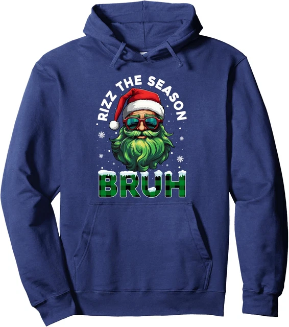 DOVU Rizz The Season Bruh Rizzmas San.Ta Claus Unisex Hoodie Outdoor ...