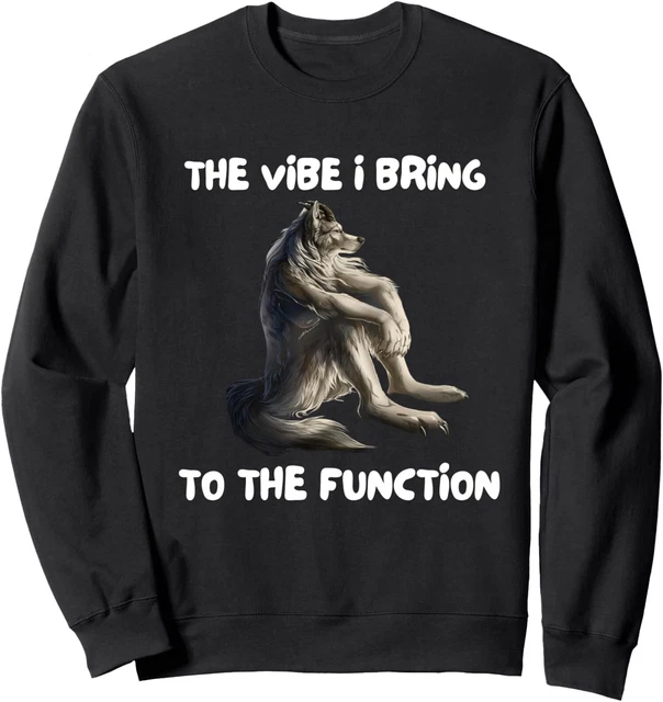 DOVU Rizz Wolf Sigma Alpha Wolf Brainrot Unisex Crewneck Sweatshirt ...