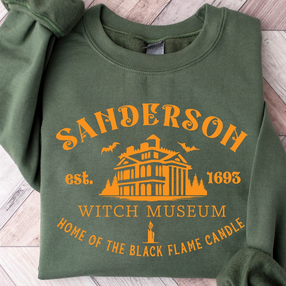 DOVU Sanderson Witc.H Museum Sweatshirt, Sanderson Sisters Hoodie ...