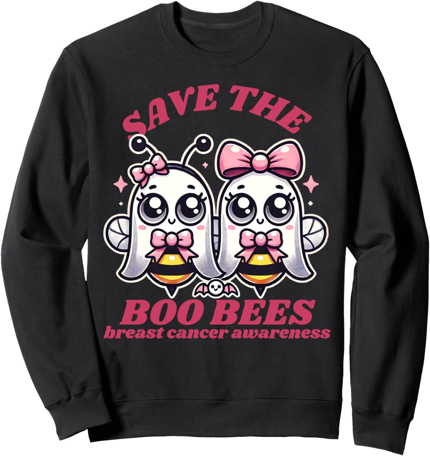 DOVU Save The Boobees Cute Women Boo Bee Hal.Low.Een Breast Cancer ...
