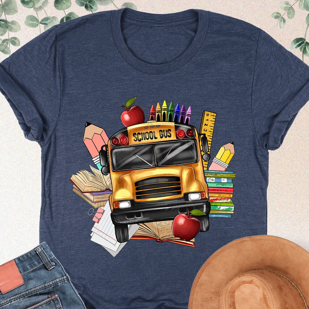 DOVU School Bus Driver Shirt, School Bus Shirt, Bus Driver Gift, Bus ...