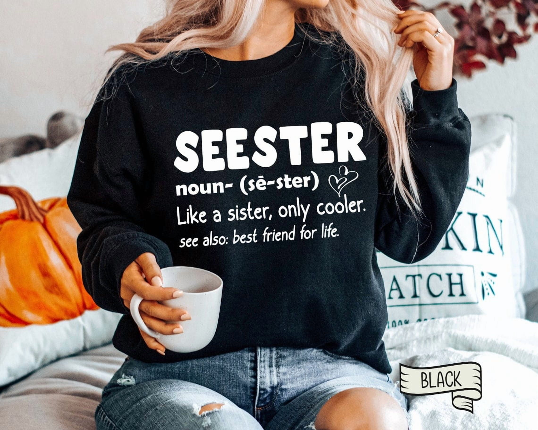 DOVU Seester Noun Sweatshirt, Seester Definition Sweatshirt, Best ...