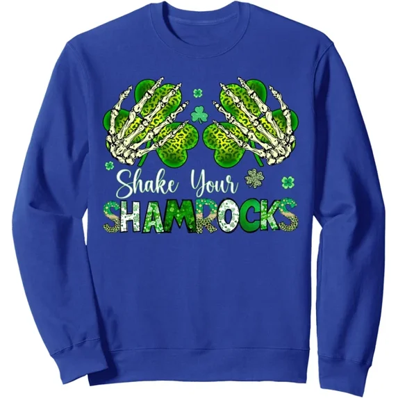 DOVU Shake Your Shamskeleton Hands Lucky Charms Unisex Crewneck ...