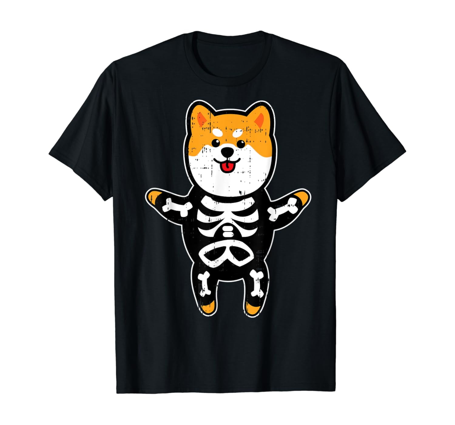 DOVU Shiba Inu Skeleton Cute Easy Dog Hal.Low.Een Gift T-Shirt Unisex S ...