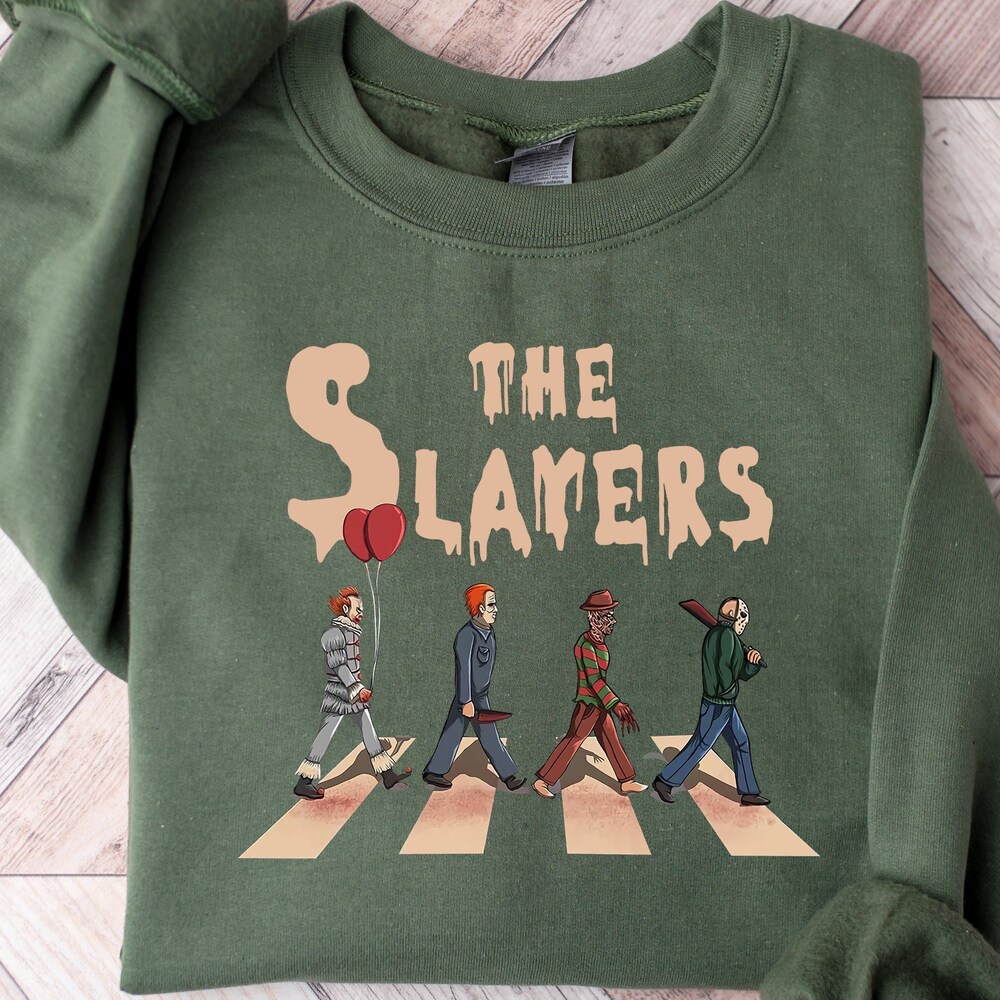 DOVU The Slayers Sweater, Horror Movies Sweater, Hal.Low.Een Sweatshirt ...